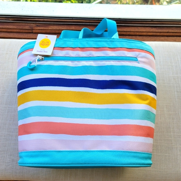 Sun Squad | Bags | New Target Sun Squad 2 Can Insulated Cooler Tote Bag ...